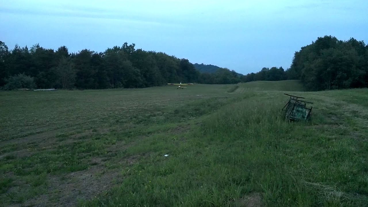Drifter dead stick landing ultralight - YouTube
