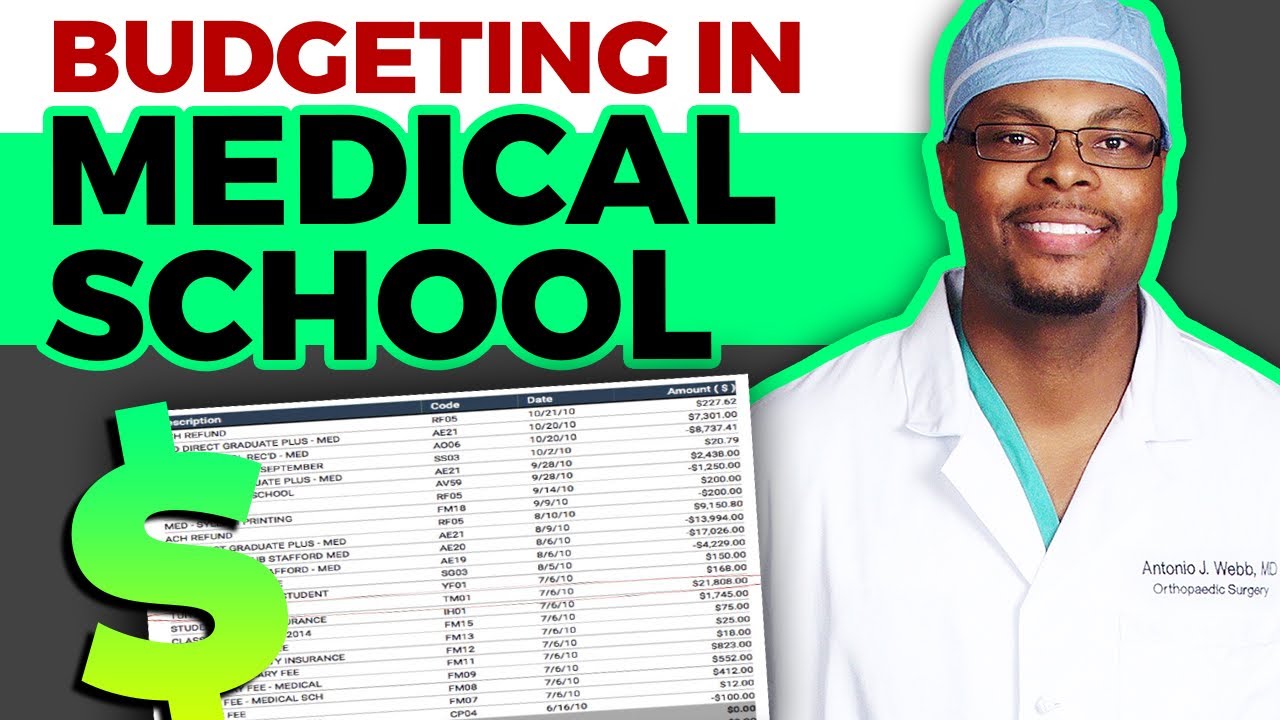 Budgeting in Medical School | Tips for Living on a Budget! - YouTube