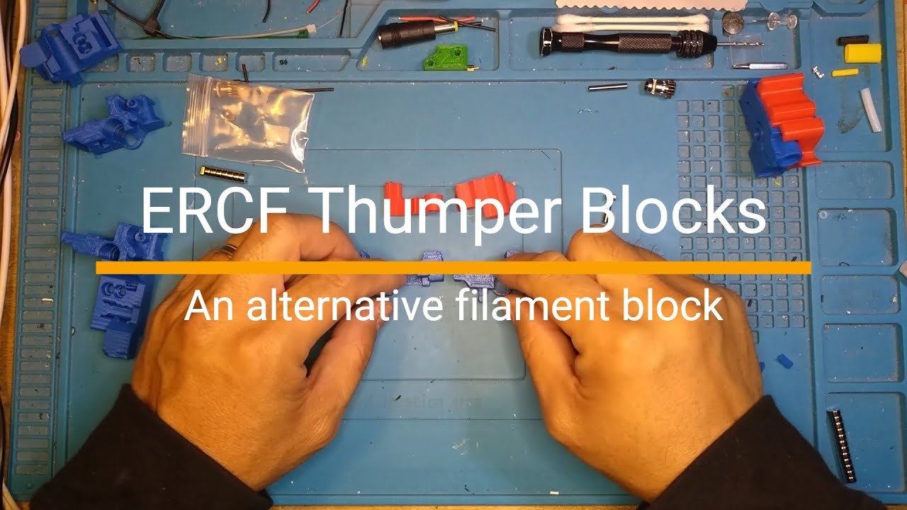 ERCF Thumper Blocks, a filament block option for SturdyBunny/ERCF - YouTube