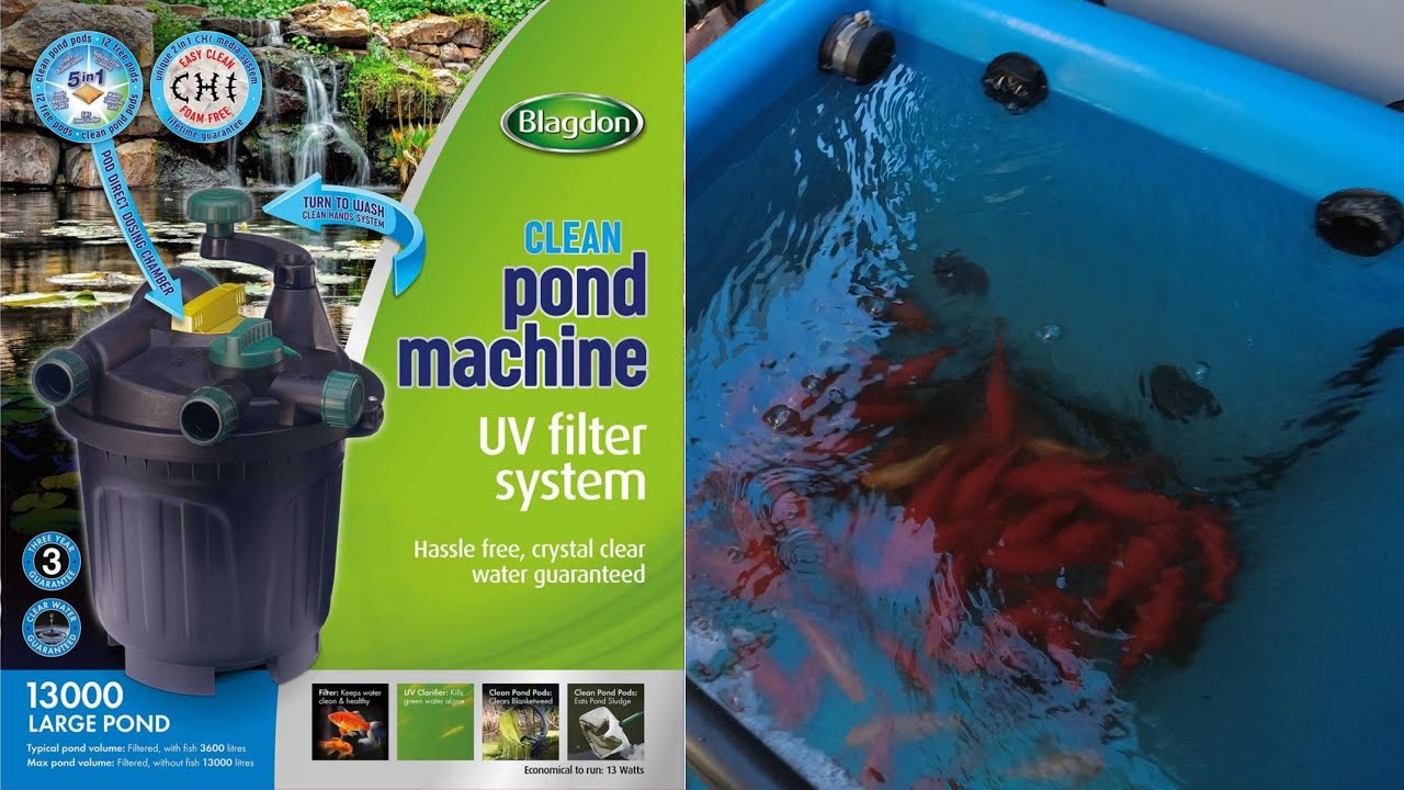 Blagdon Clean Pond Machine 13000 - YouTube