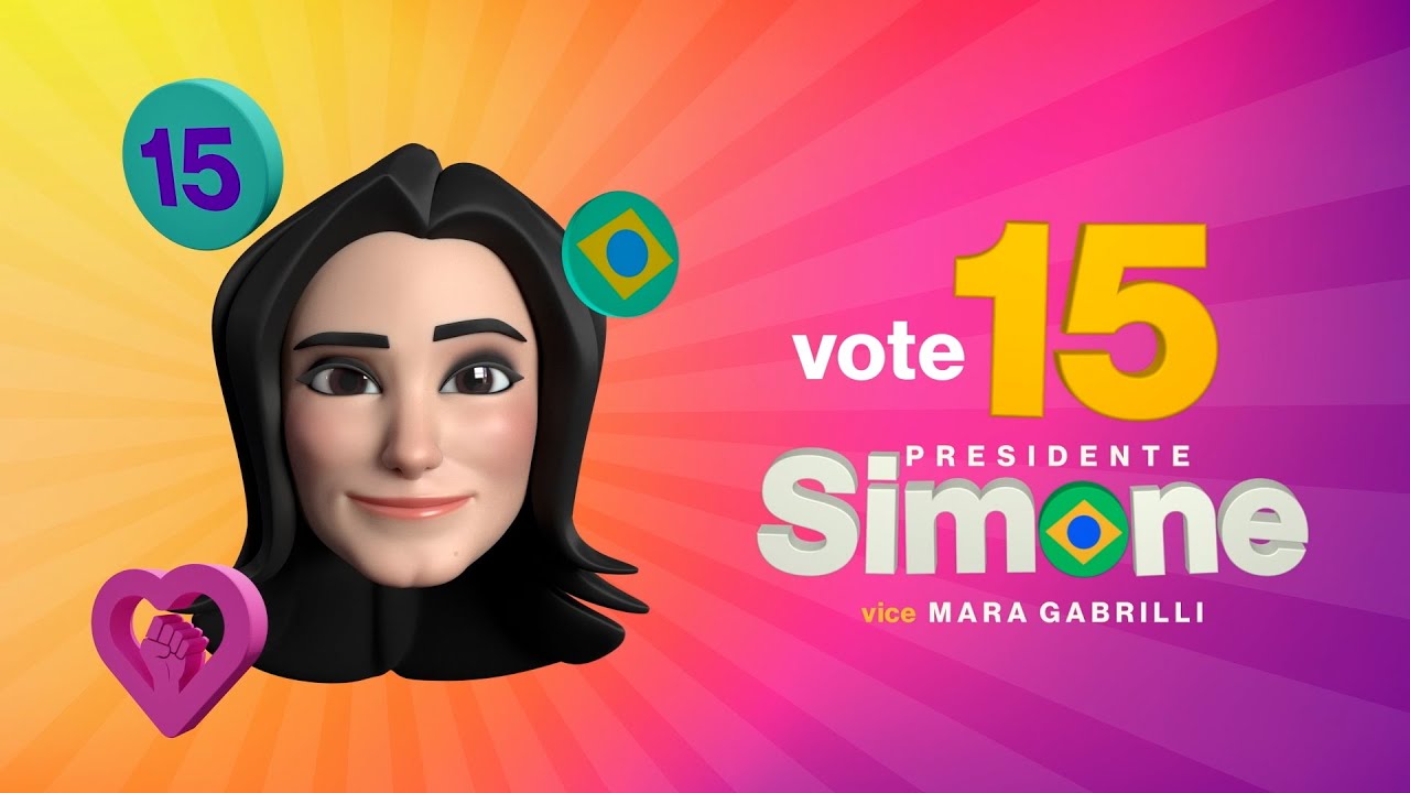 Vote na mulher! Vote Simone, vote 15. #ElasSim #SimoneSim #SimoneTebet ...