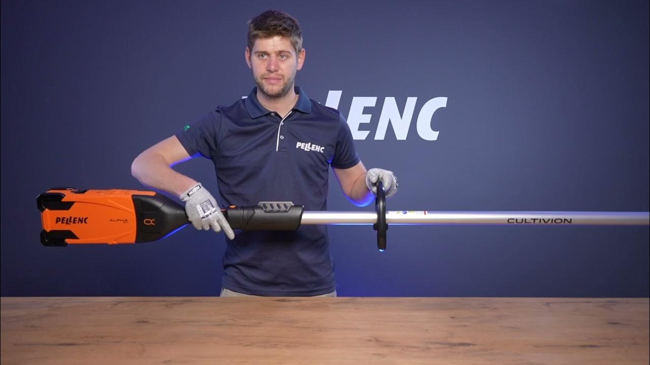 TUTO - Bineuse sarcleuse - CULTIVION ALPHA | PELLENC - YouTube