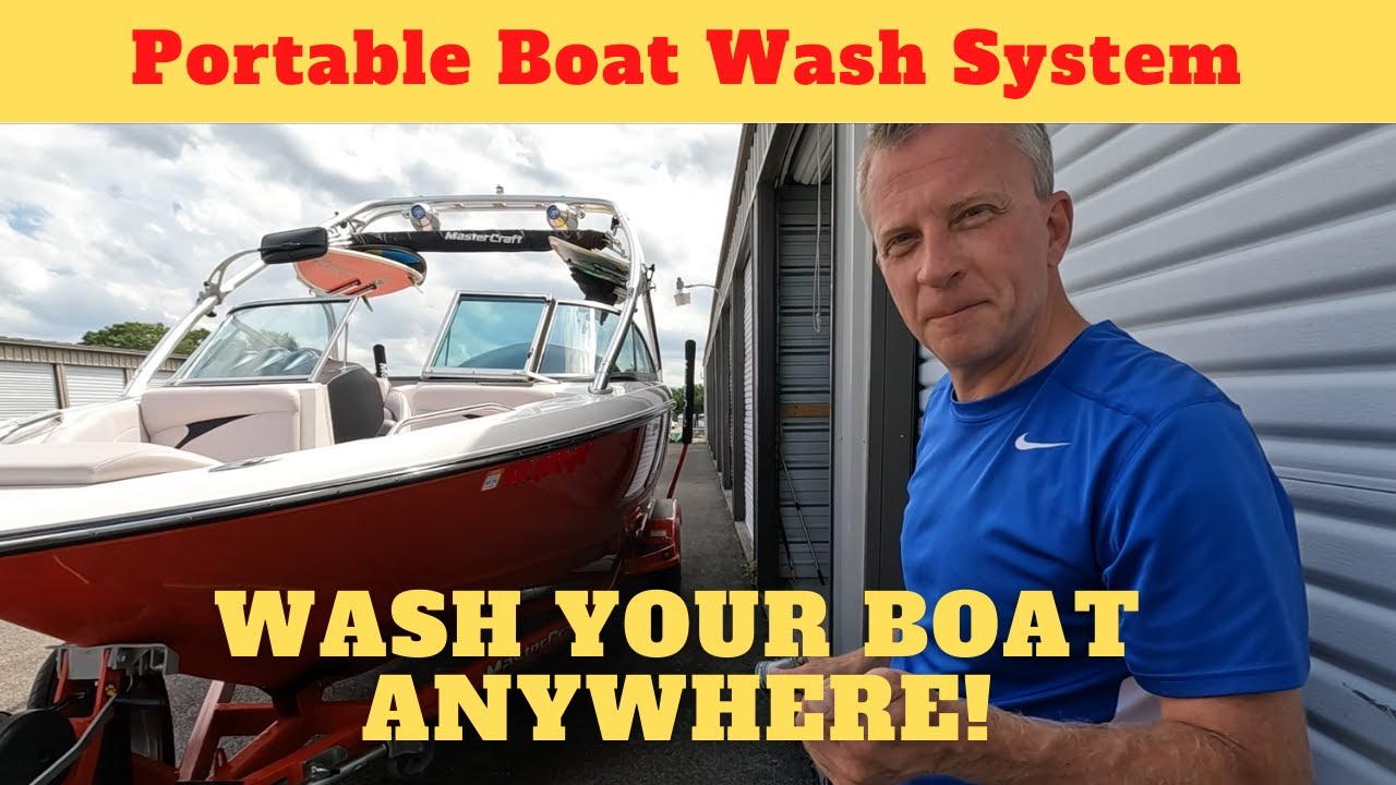 Portable Boat Wash System - YouTube