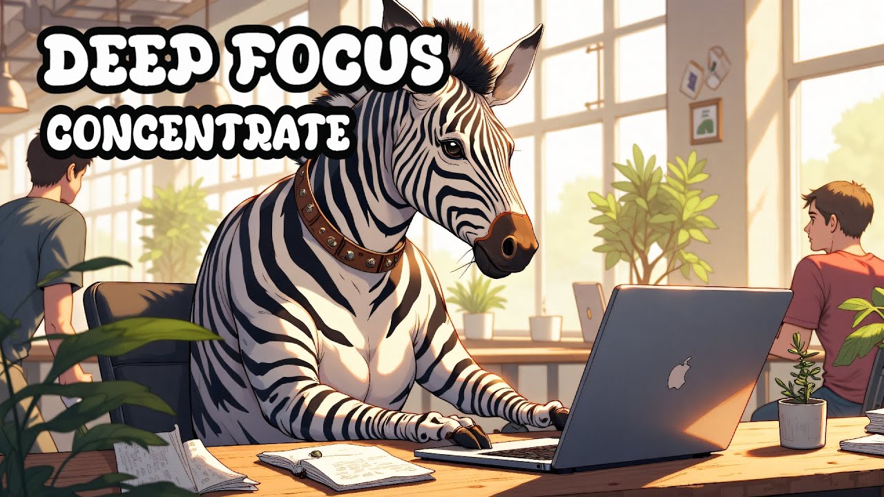 Deep Focus Soundscapes for Maximum Focus | Zebra's Leather Focus - YouTube