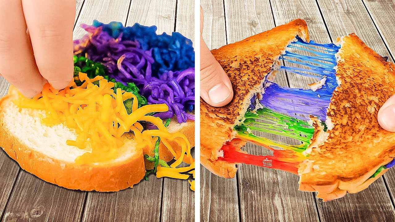 Rainbow Food Ideas Every Mom Can Cook - YouTube