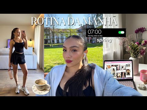 rotina da manhã na primavera 7AM || dia produtivo, hábitos saudáveis e compras na primark 