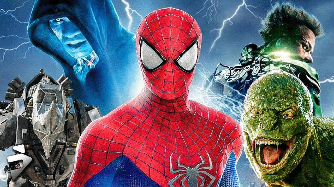 Iconic Villains of Andrew Garfield’s Spider-Man | The Lizard, Electro ...