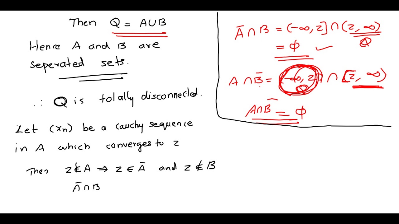 Totally disconnected sets - YouTube
