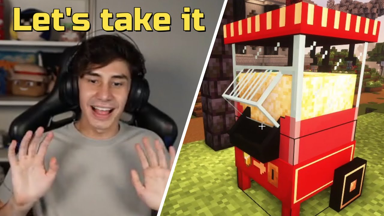 Pac & Mike STEAL the FEDERATION's popcorn machine on QSMP Minecraft ...