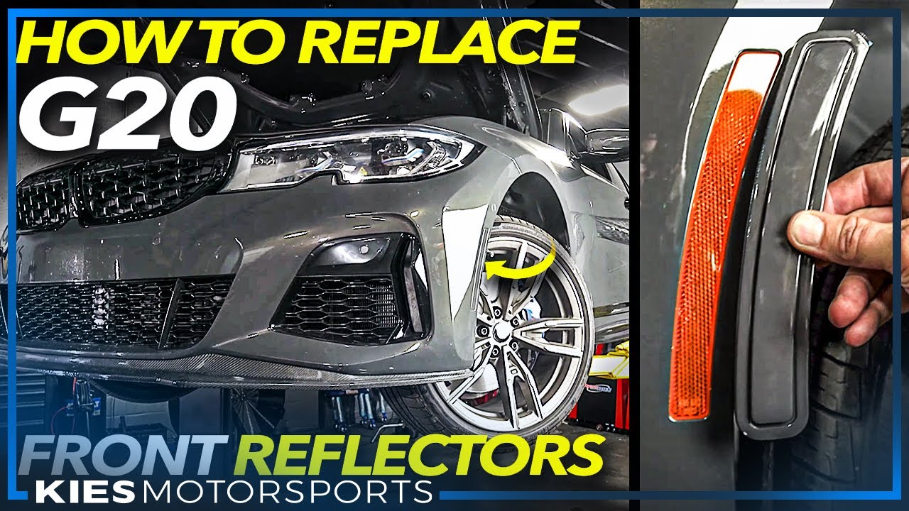 How To Install BMW G20 PAINT MATCHED FRONT REFLECTORS - YouTube