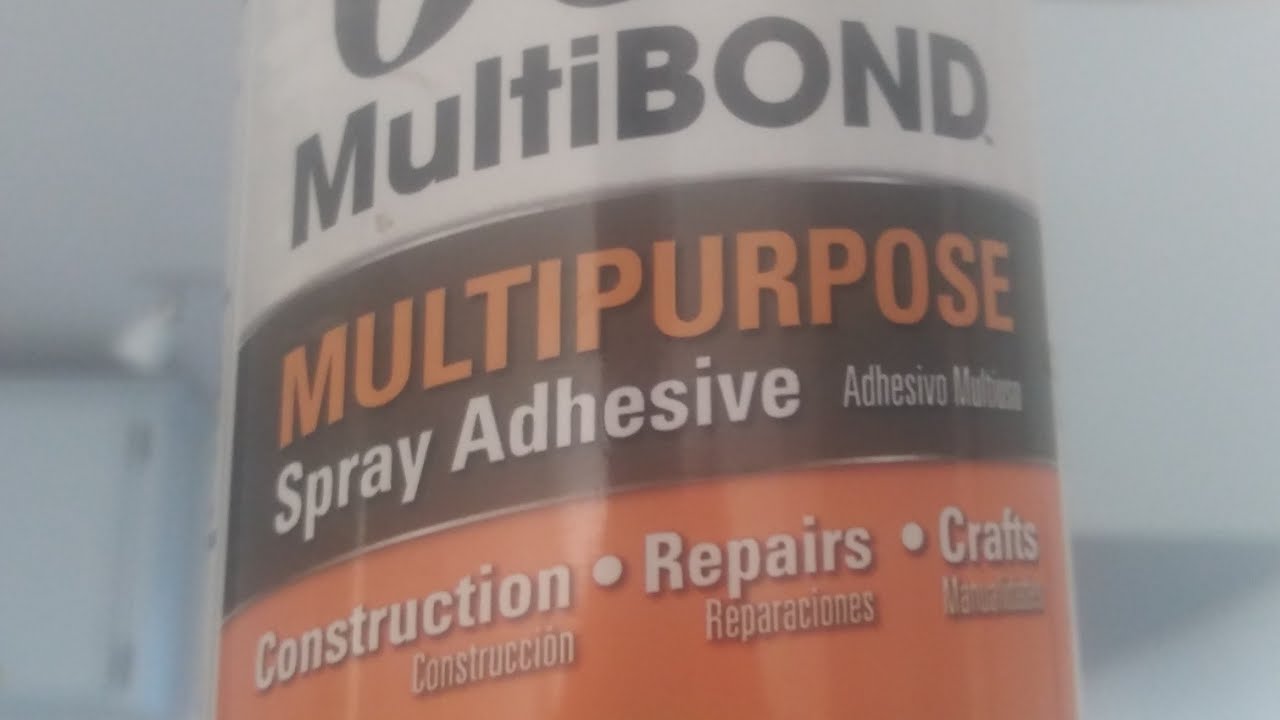 007 spray adhesive by Roberts. - YouTube