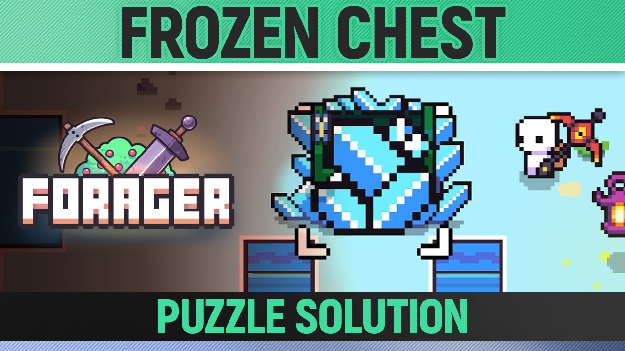 Forager - Frozen Chest Puzzle - How to solve - YouTube