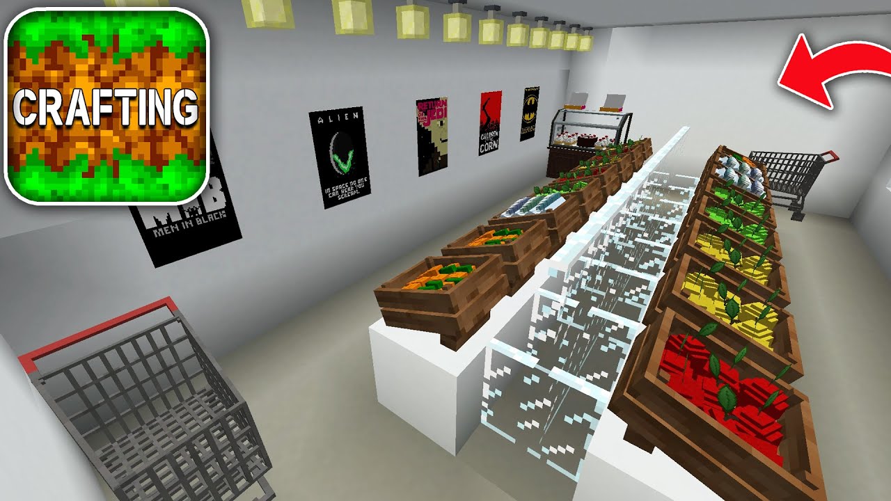 How to Make Working SHOP in CRAFTING and BUILDING - YouTube