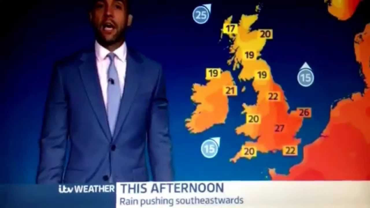 Alex Beresford - ITV Weather - 16 July 2014 - YouTube