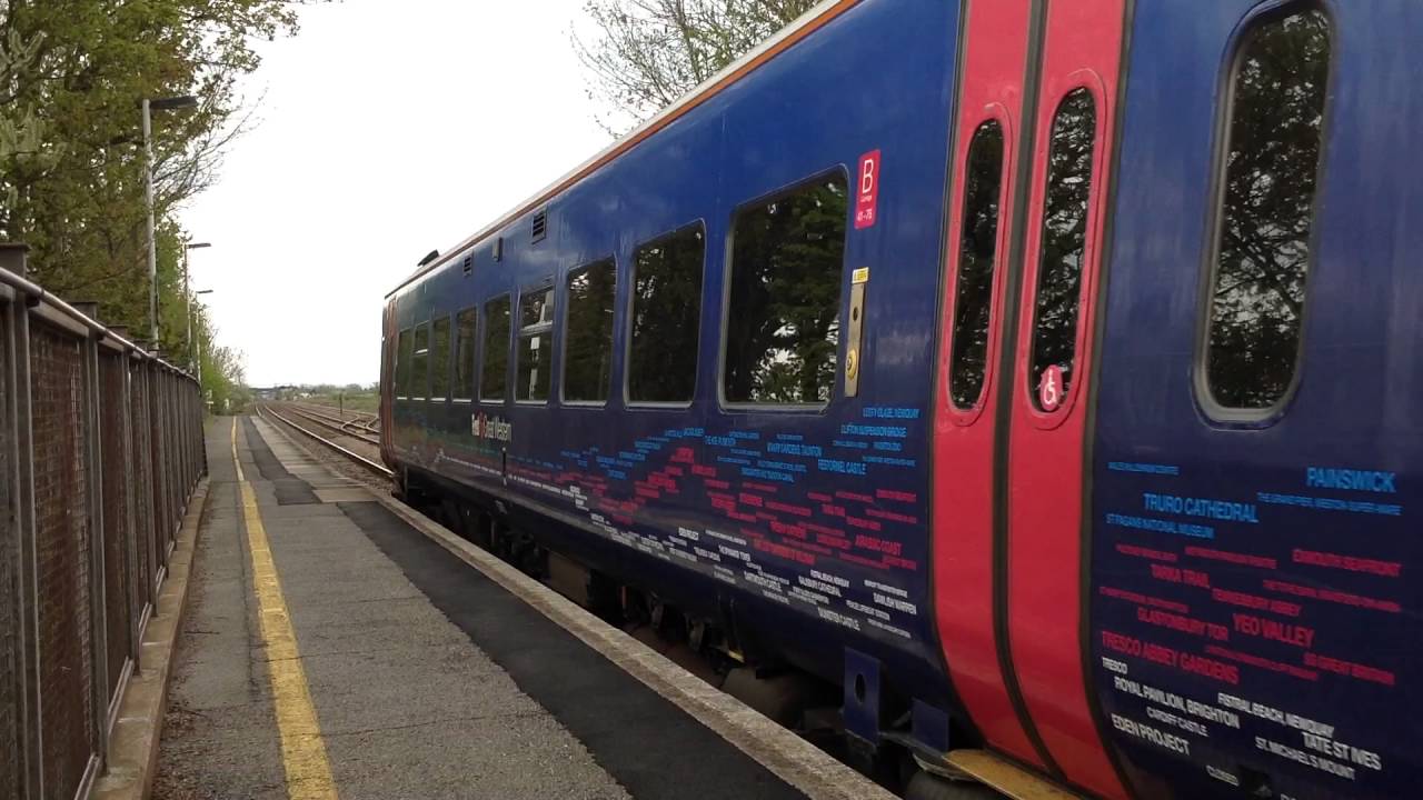 FGW 158763 departs Highbridge - YouTube