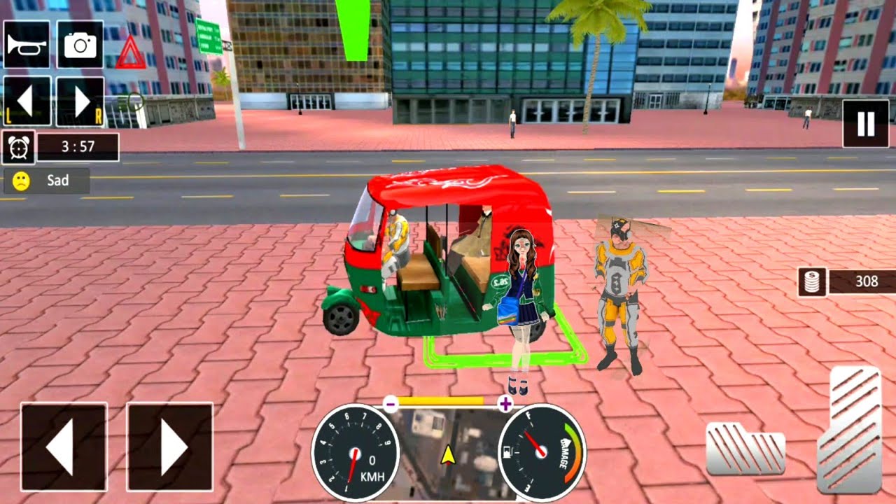 Tok Tok Auto Rickshaw Drive Game 🎯 New Auto Drive Simulator Game 🎯 New ...