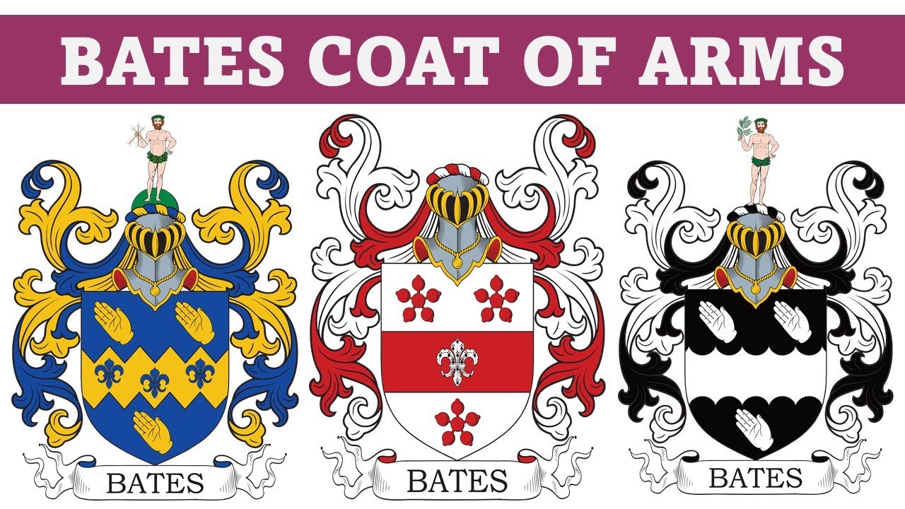 Bates Coat of Arms & Family Crest - Symbols, Bearers, History - YouTube