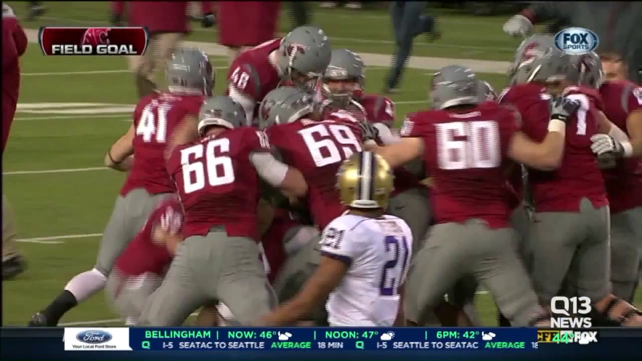 2016 Apple Cup Rivalry Preview on Q13 News - YouTube