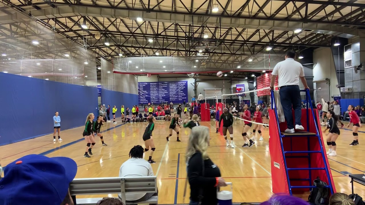 Volleyball- #6 hitting over net - YouTube