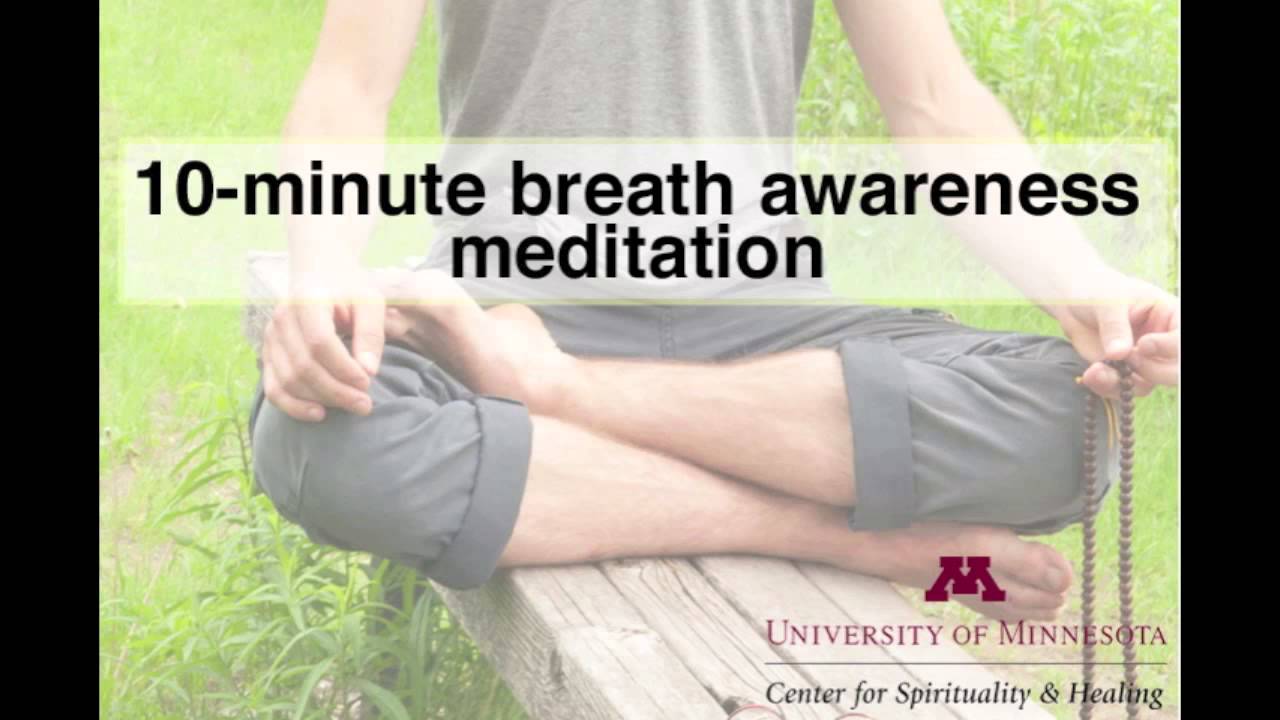 10 minute breath awareness meditation - YouTube