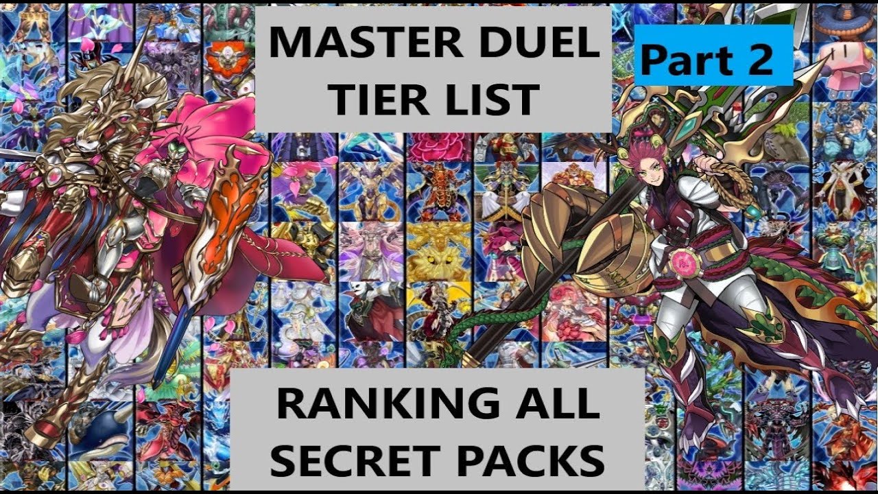 Ranking EVERY SECRET PACK in Master Duel - Tier List part 2 - YouTube