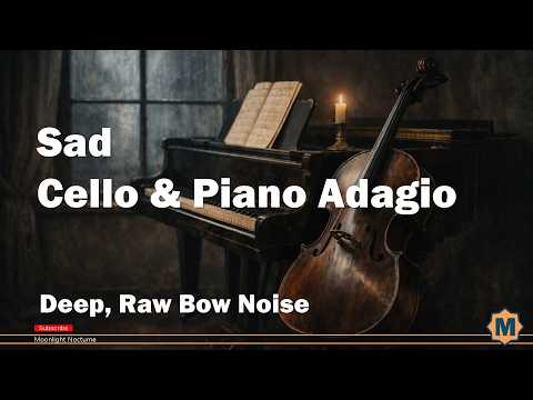 Sad Cello & Piano Adagio │ Deep Emotional Instrumental for Rest