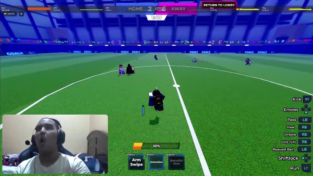 Gifting a subcriber the kaiser Emote in blue lock rivals - YouTube