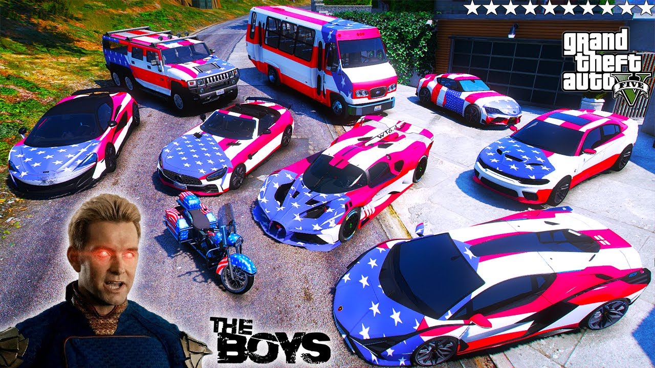 GTA 5 - Stealing HOMELANDER CARS with Franklin! (Real Life Cars #259 ...