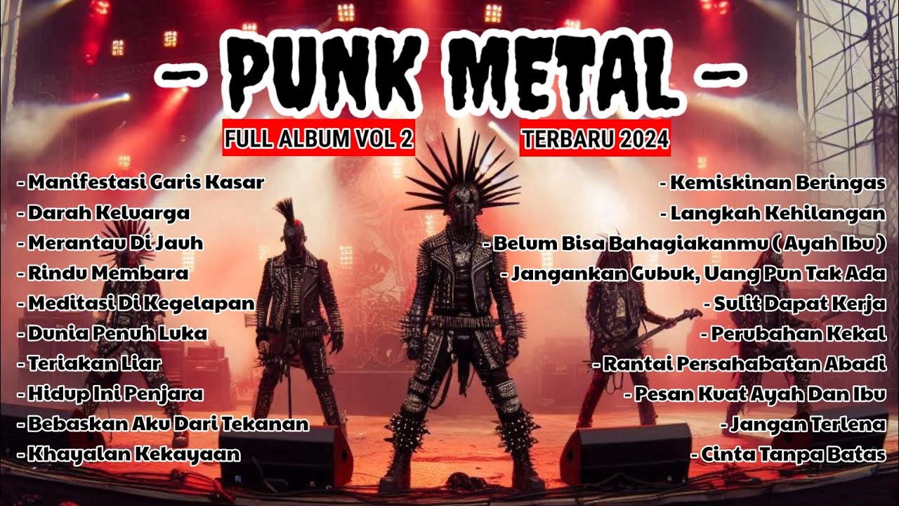 Musik Punk Metal Full Album Vol 2 Terbaru 2024 | Musik Metal Rock Punk ...