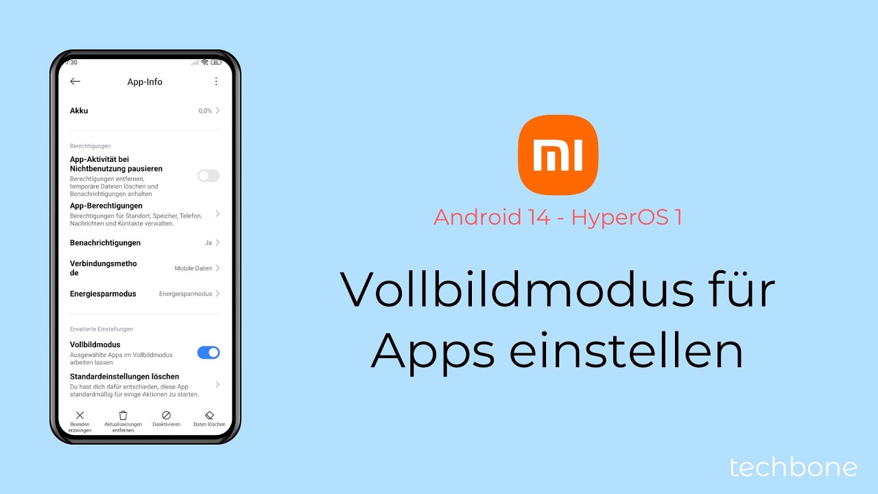 Vollbildmodus für Apps einstellen - Xiaomi [Android 14 - HyperOS 1] - YouTube