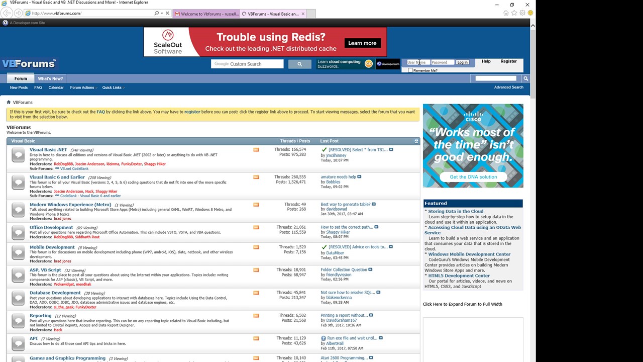 VBForums: Unable to complete registration - YouTube