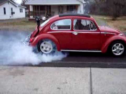 1966 vw burnout - YouTube