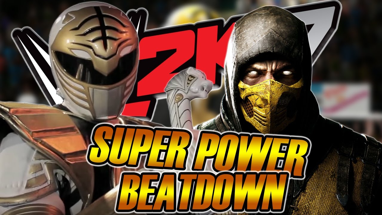 SUPER POWER BEATDOWN DA ZUERA - WHITE RANGER VS SCORPION [WWE 2K17 ...