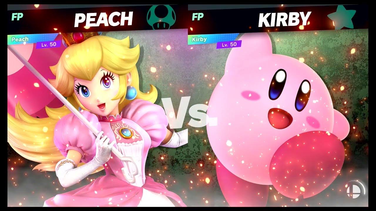 Super Smash Bros Ultimate Amiibo Fights – 3pm Poll Peach vs Kirby - YouTube