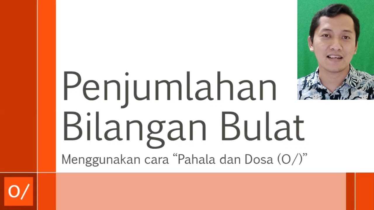 penjelasan bilangan bulat tentang jumlah bilangan bulat - YouTube