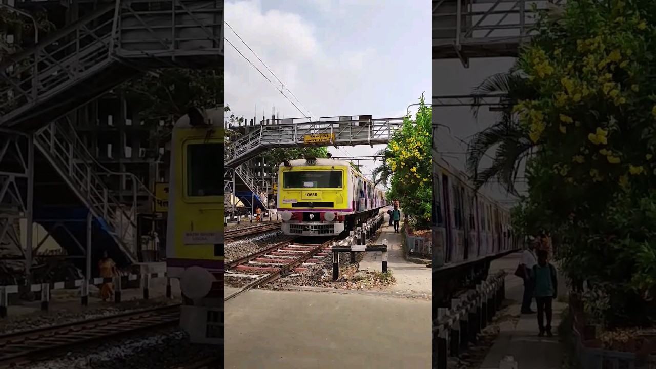 EMU Local Train Departing Palta Station ️ #train #railway #localtrain # ...