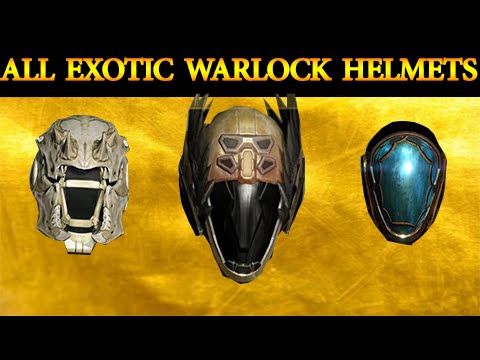 Destiny: All EXOTIC Warlock Helmets Review/Comparison - YouTube