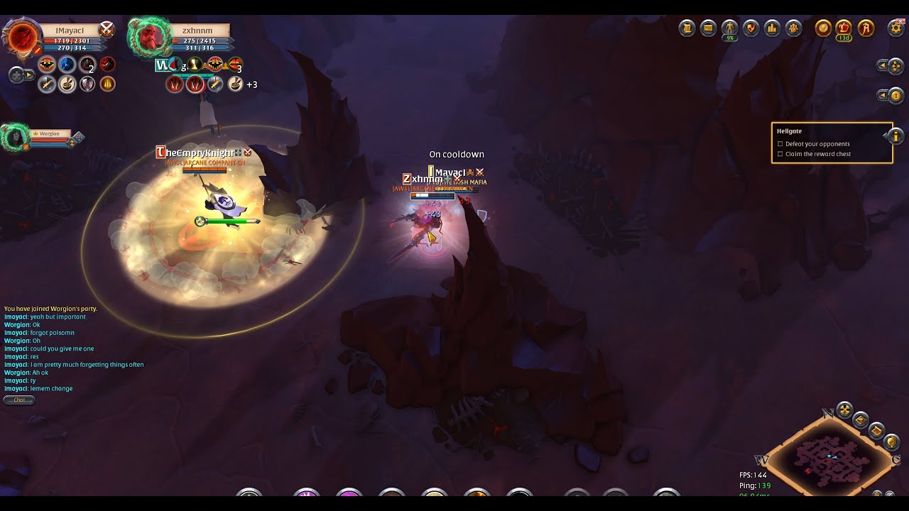 Albion 4k Ultra RTX4090 DaggerPair ONESHOT 2V2 HellGate •IMayacI - YouTube