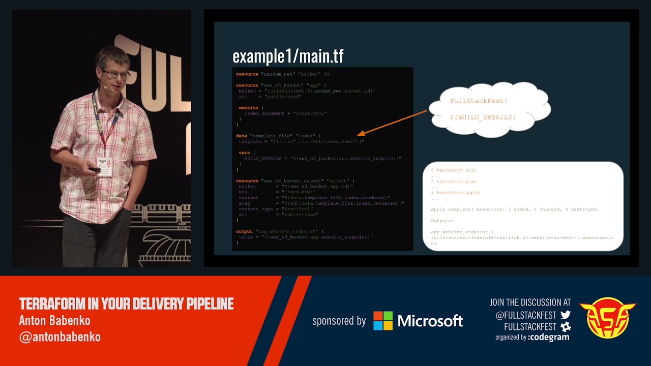 Terraform in your delivery pipeline (Anton Babenko) - YouTube