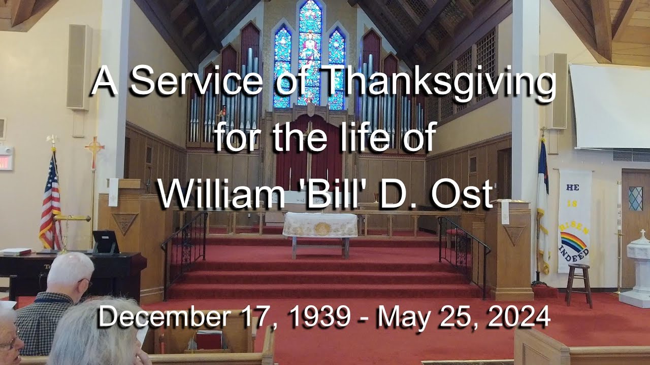 Funeral service for Bill Ost 6/3/2024 - YouTube