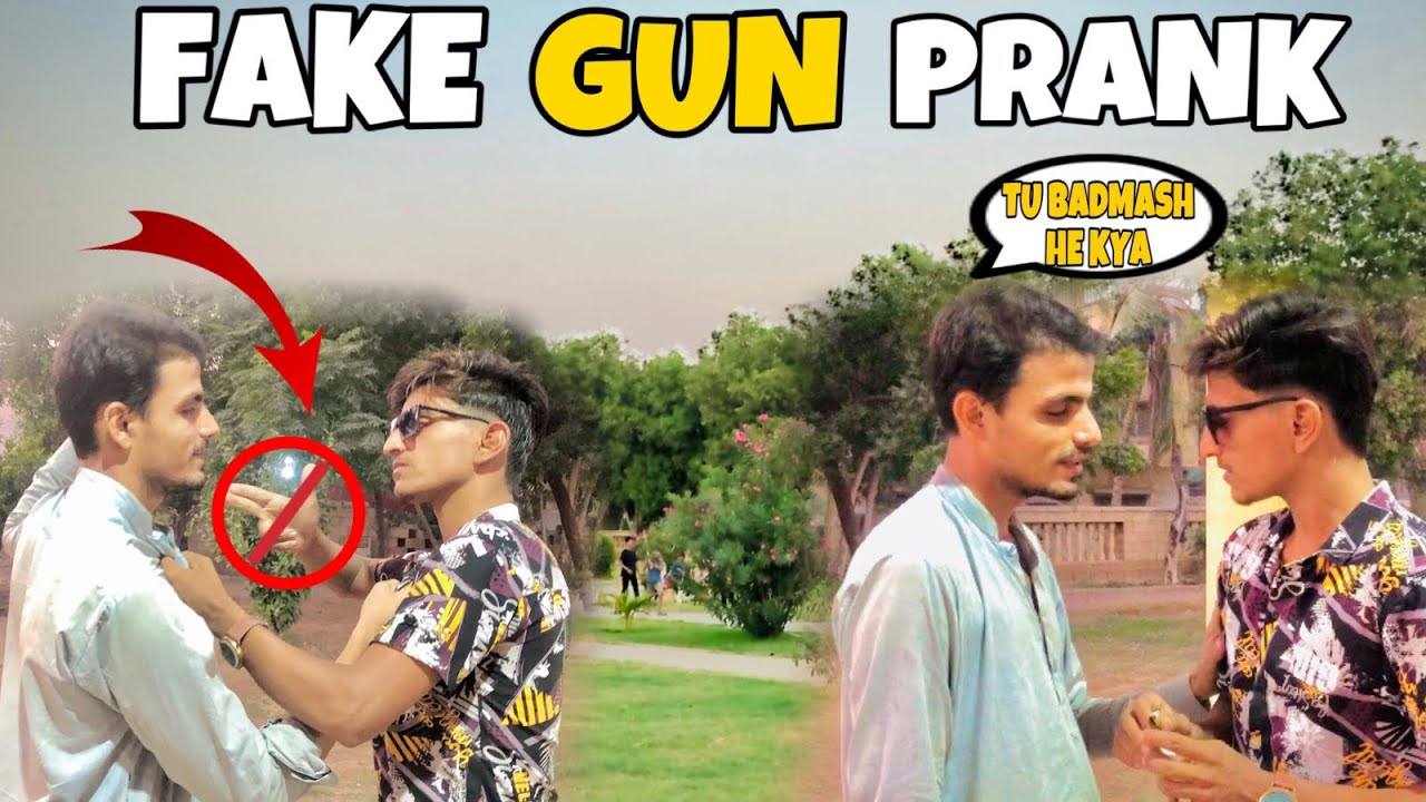 Fake Gun Prank in the Park - Watch Their Reactions! - YouTube