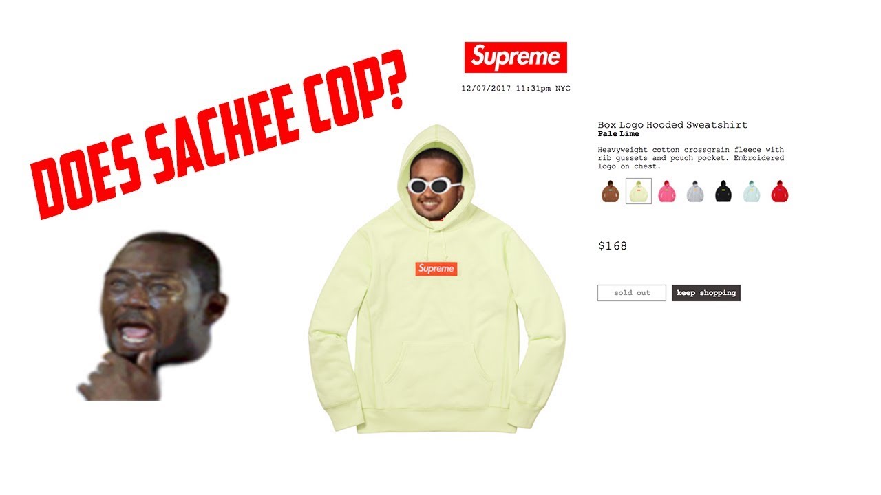 Supreme Live Drop Week 16 - Does Sachee Cop? - YouTube