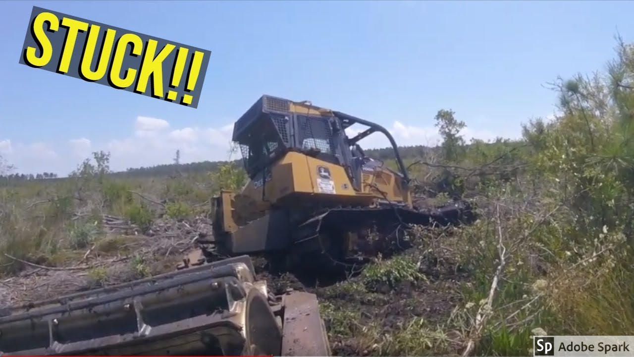 Bulldozer Fail...Stuck!! - YouTube