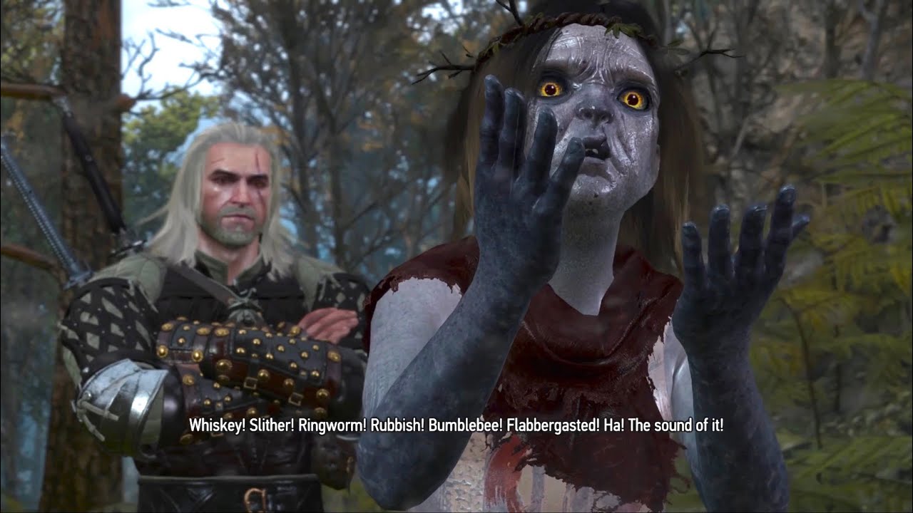 The Witcher 3 - Geralt First Meeting With Johnny - YouTube