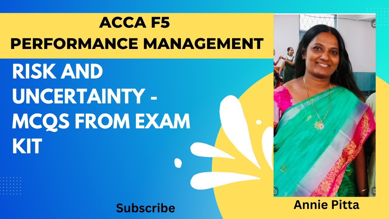 ACCA F5 Performance Management Risk and Uncertainty MCQs Part 8 - YouTube