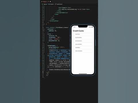 Episode 7 | Building a Credit Card Picker in React Native #reactnative - YouTube