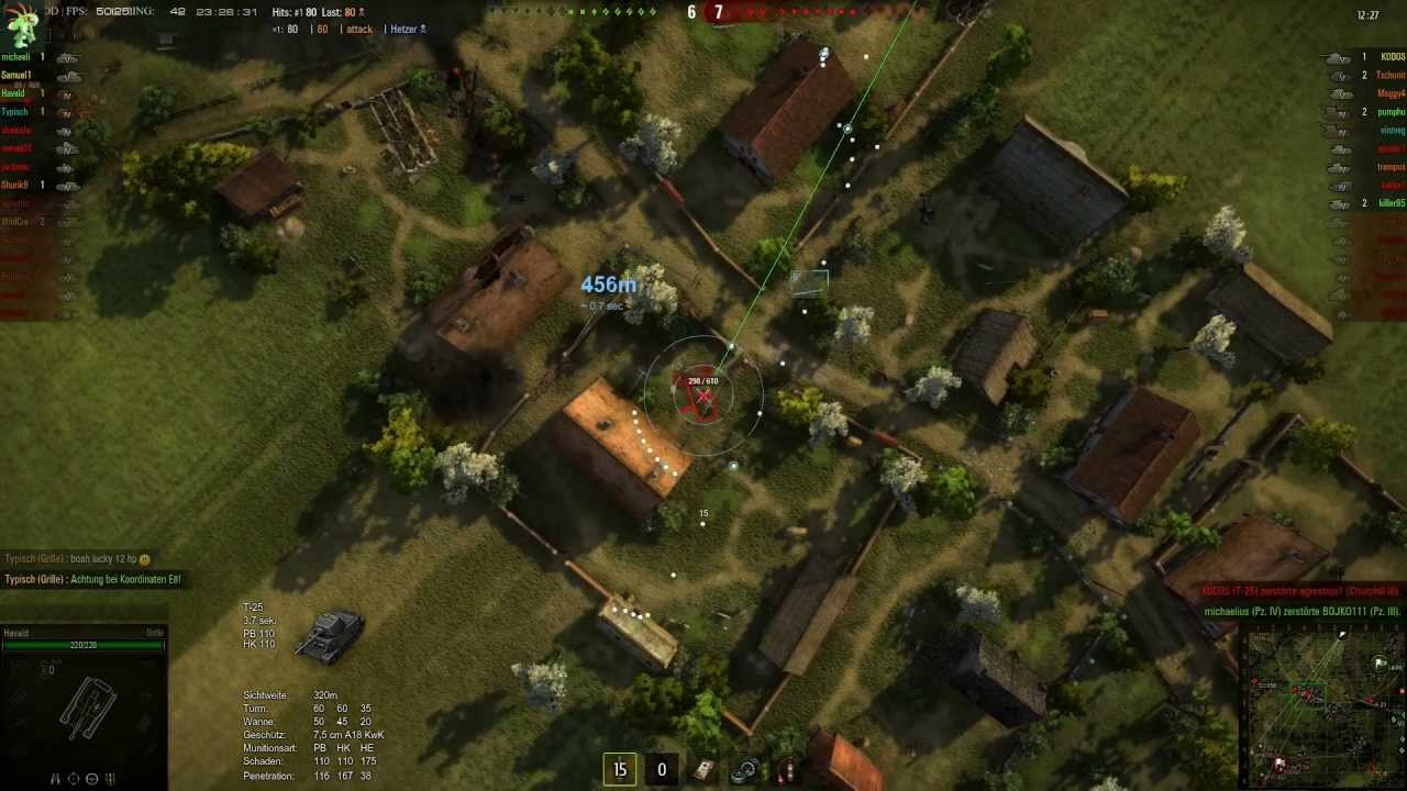 WoT World of Tanks Elite Gameplay Grille Runde 20 & ProMod - YouTube