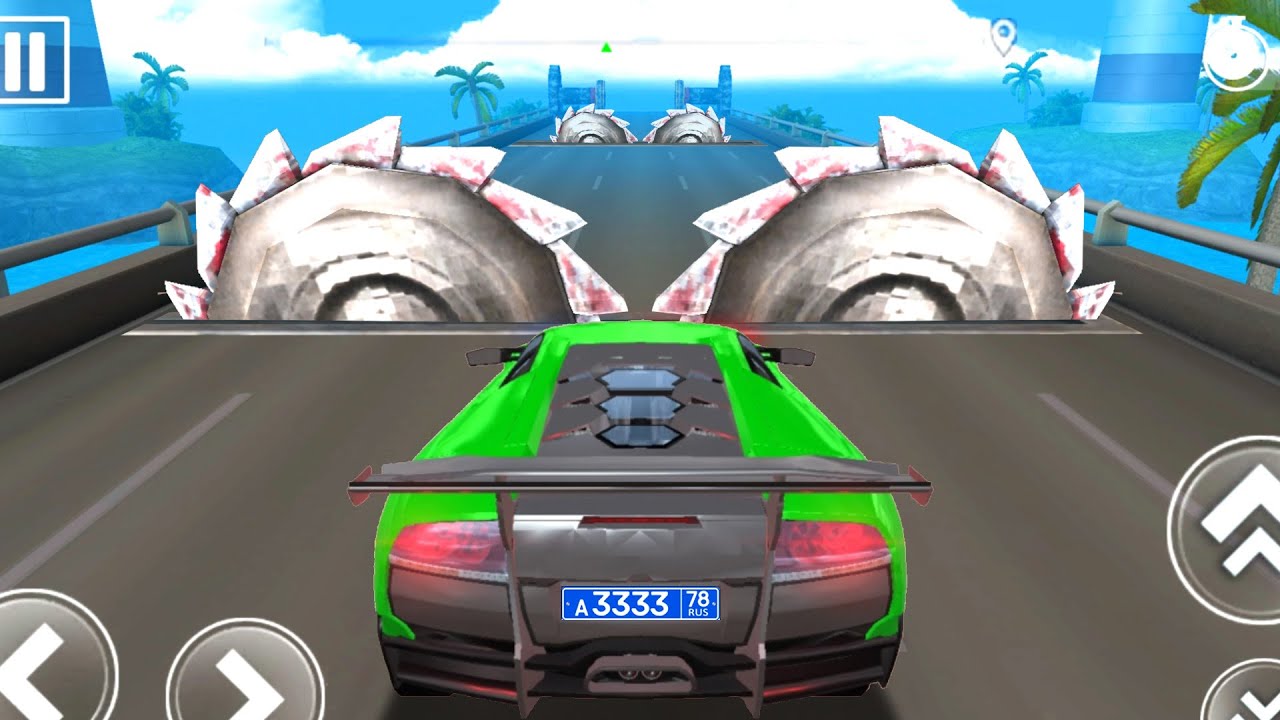 DEADLY RACE #28 Lambo Car Bumps Challenge 3d Gameplay Android IOS - YouTube