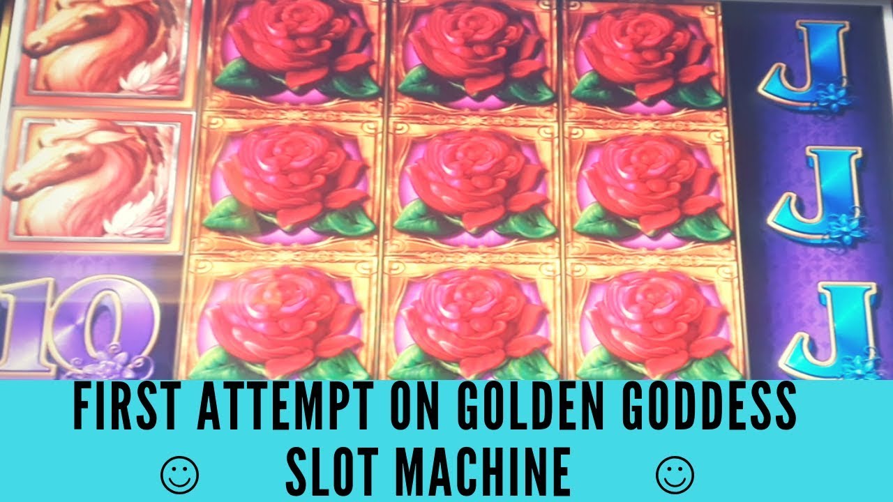 FIRST ATTEMPT ON GOLDEN GODDESS SLOT MACHINE - SunFlower Slots - YouTube