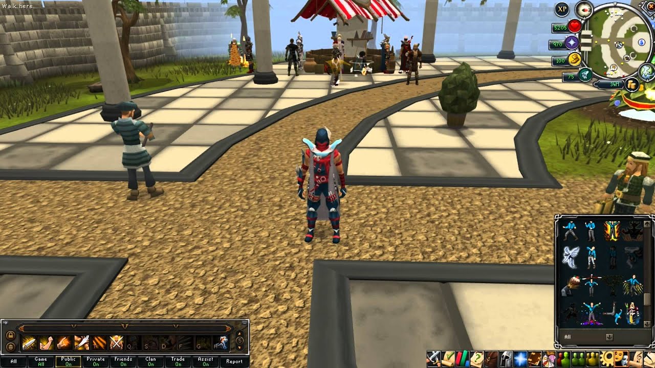 RuneScape - Evolution of Combat Glitch: Emote + Surge ability - YouTube